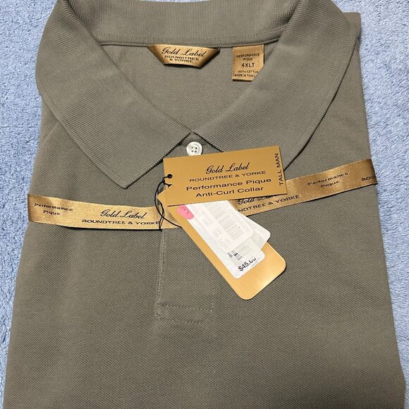 Roundtree & Yorke | Shirts | Roundtree Yorke Gold Label Polo Shirt ...